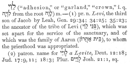 Levite West – Gershon – 12 Tribes Messianic Hebrews