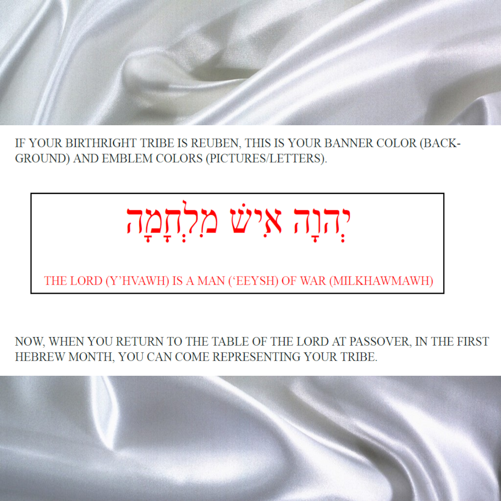 REUBEN – 12 Tribes Messianic Hebrews