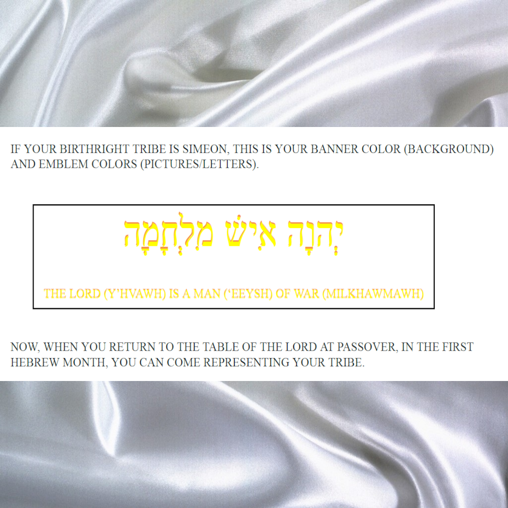 SIMEON – 12 Tribes Messianic Hebrews